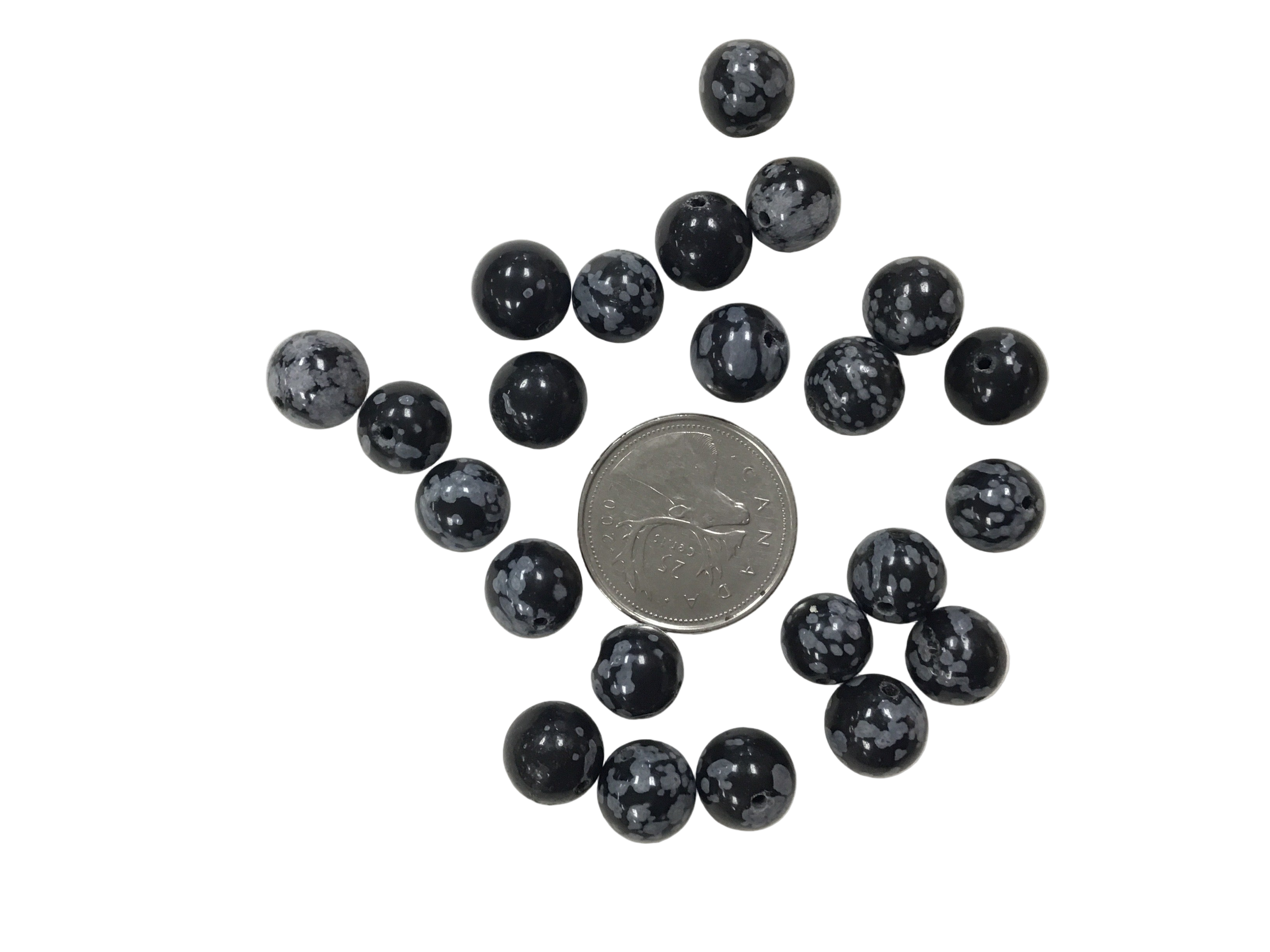 Snowflake obsidian beads – Planet Botanix Ottawa